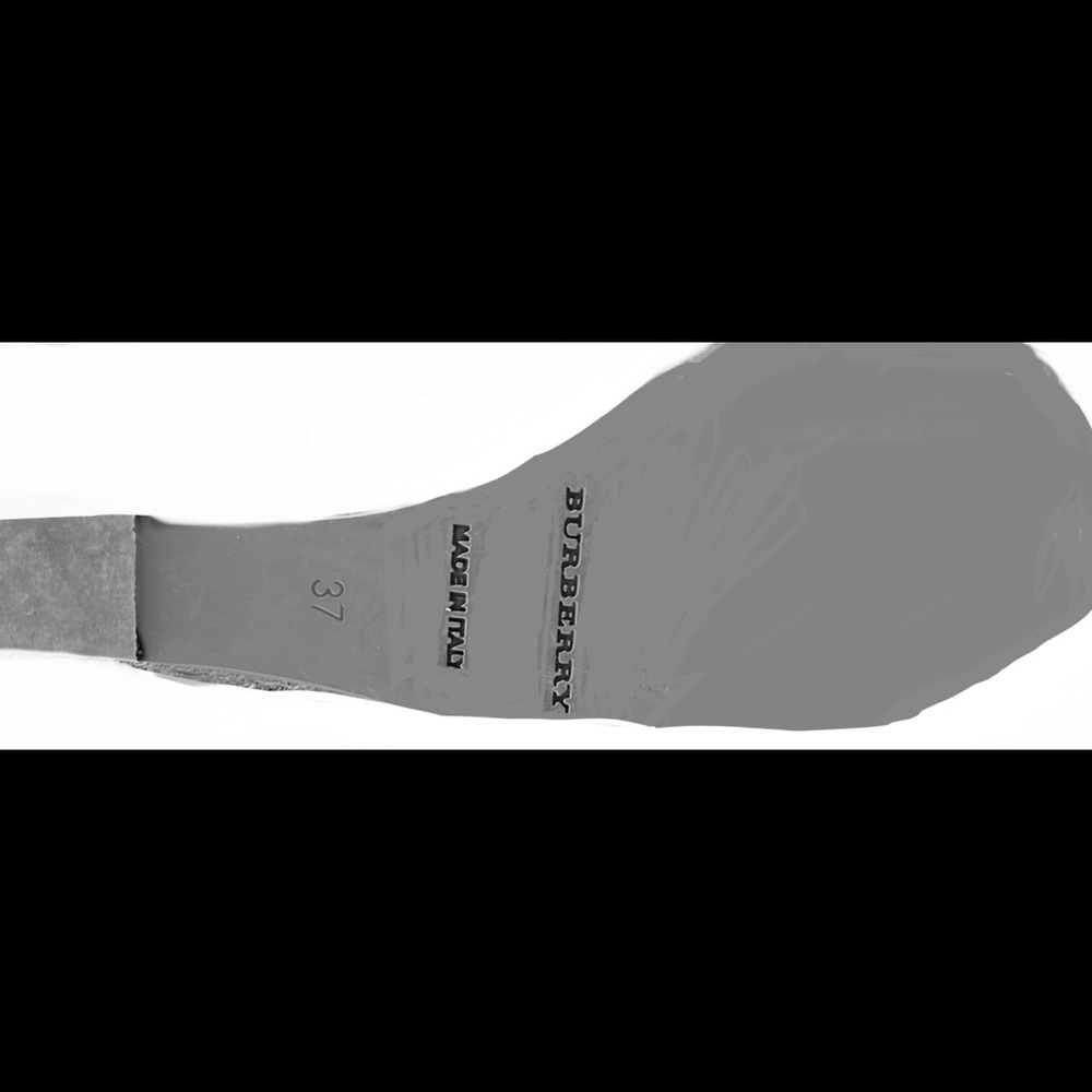 Burberry Python Wedge Sandals - Gem